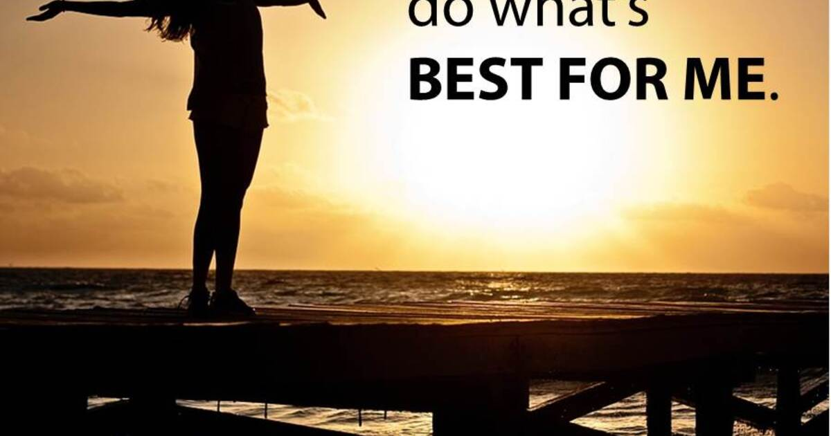 What's Best for Me