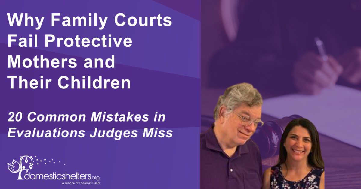 Why Family Courts Fail Protective Mothers & Children: 20 Common ...