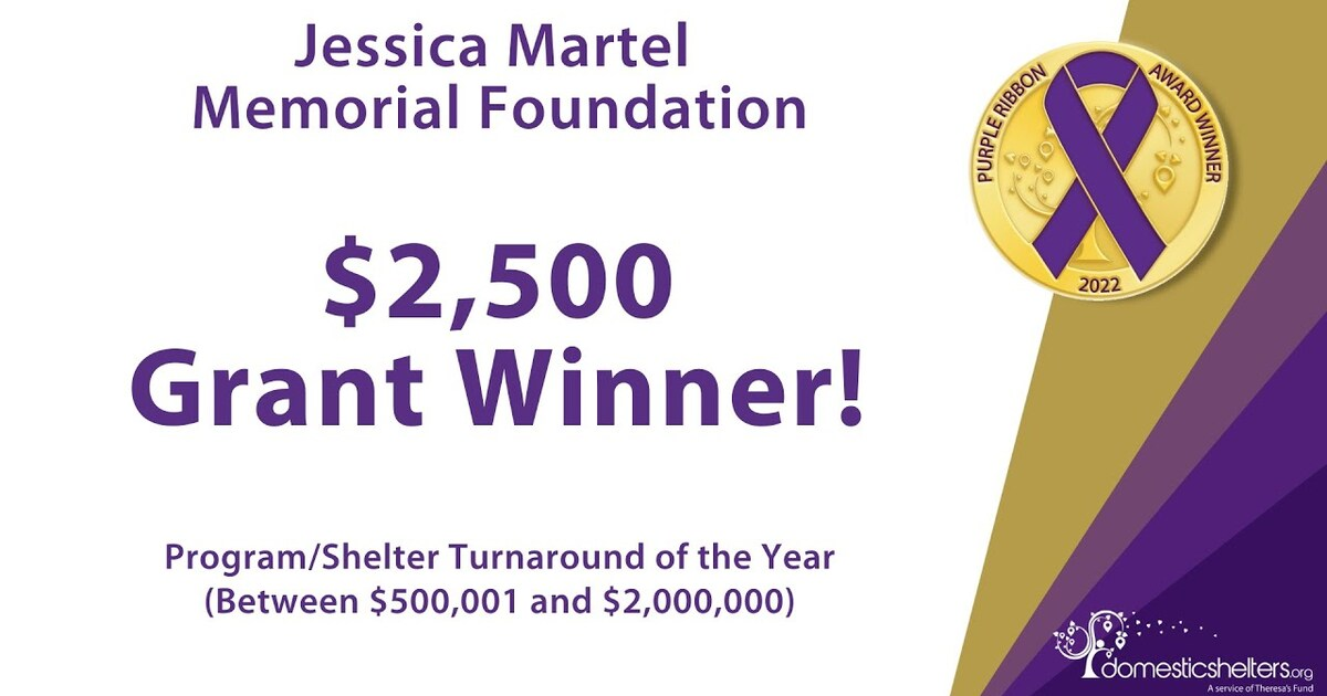 Purple Ribbon Awards Grant Winner: Jessica Martel Memorial Foundation