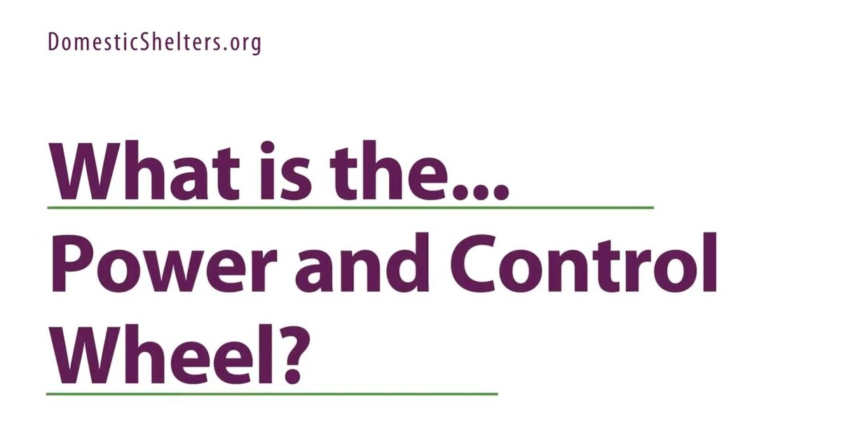 What is The Power and Control Wheel?