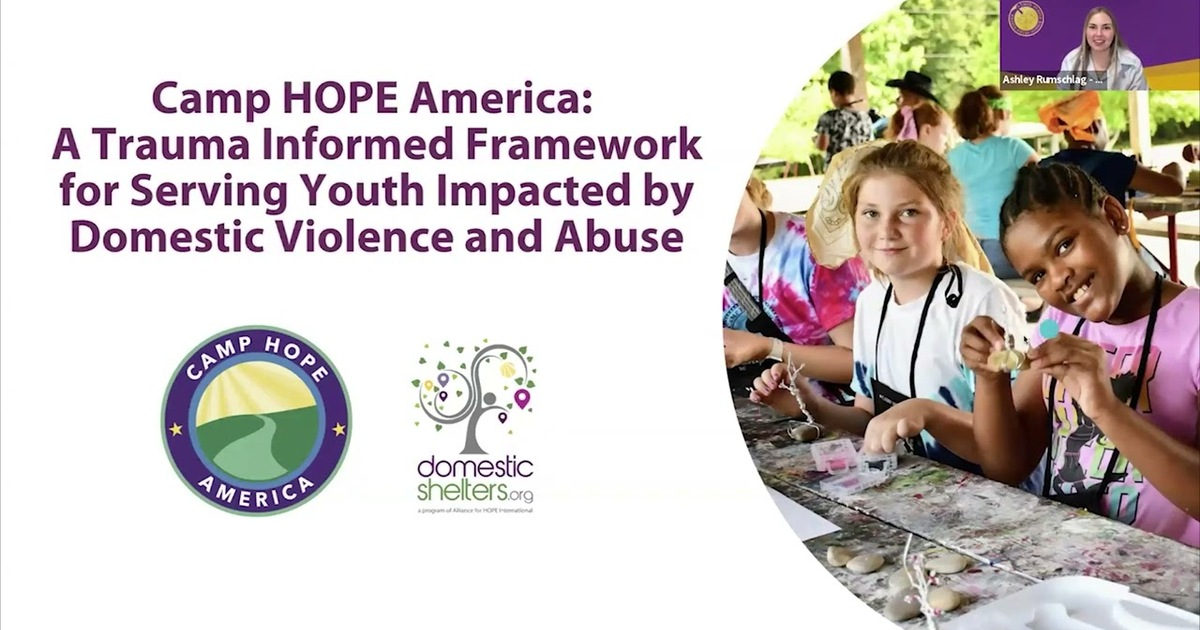 Camp HOPE America: Trauma Informed Framework for Serving Youth Impacted ...